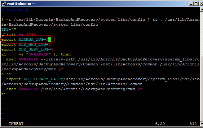 How to Collect Asamba Verbose Logs in Linux – Acronis SCS